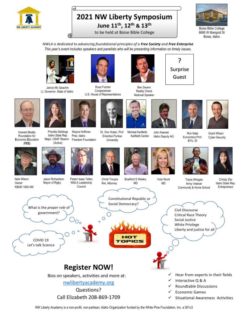 2021 NW Liberty Symposium – June 11th, 12th & 13th at Boise Bible ...